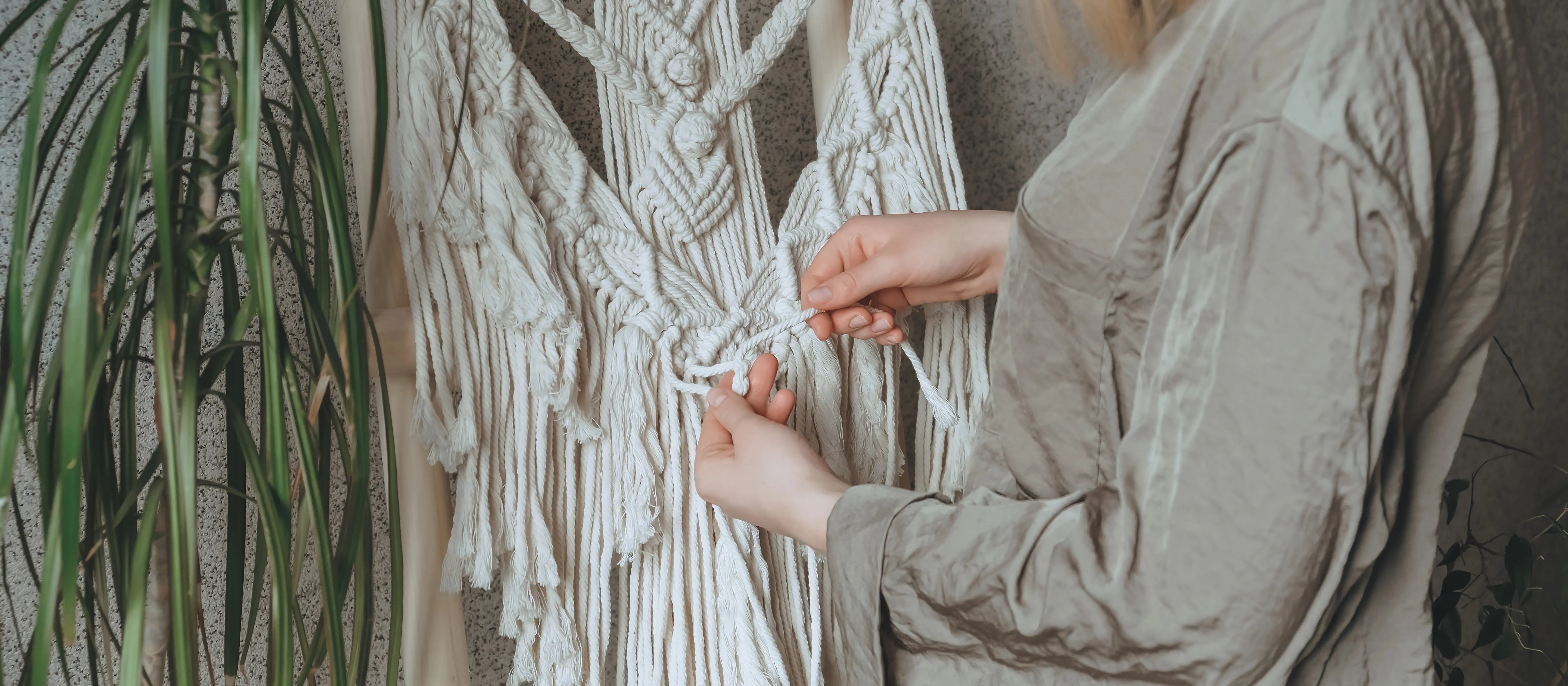 Benefits of decorating with macrame products | Sakal Macrame – Sakal ...